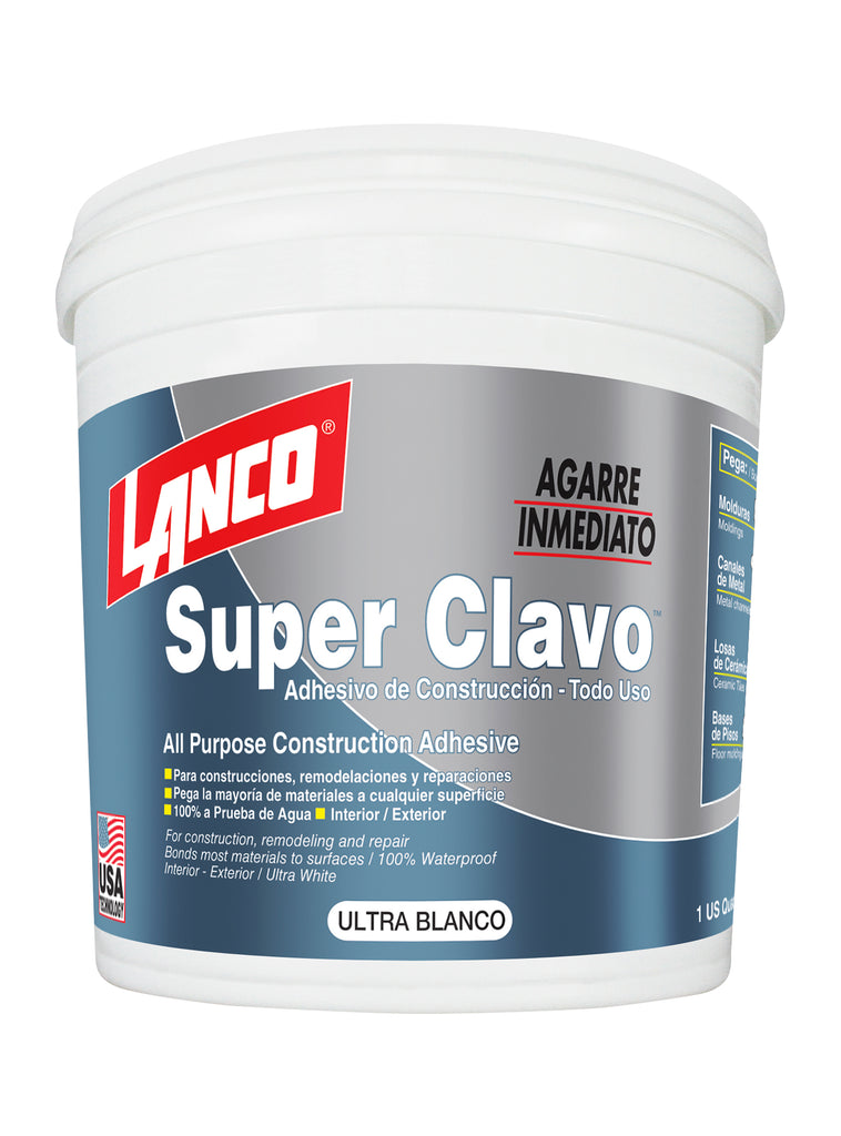 Lanco Adhesivo de Montaje Super Clavo (Ultra Blanco) – Lanco Chile