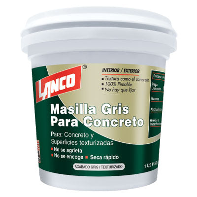 Lanco Masilla para Concreto (Gris) – Lanco Chile