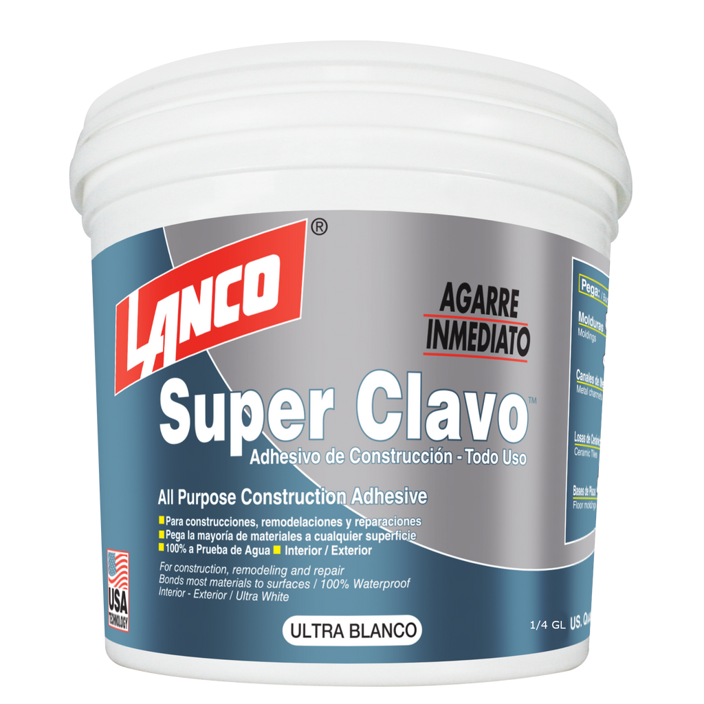 Lanco Adhesivo de Montaje Super Clavo (Blanco) – Lanco Chile